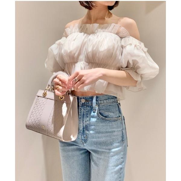 参考価格：14，960円発売時期：2023年02月コンディション：A（使用感なし）数回使用した程度で使用感が感じられないアイテム参考商品名：ボリュームギャザーフリルオフショルブラウス参考品番：SWFB231138【商品に関する注意事項】・こ...