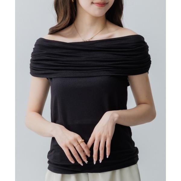 参考価格：6，600円発売時期：2025年06月コンディション：A（使用感なし）数回使用した程度で使用感が感じられないアイテム参考商品名：drape rame off shoulder（ドレープラメオフショルダー）参考品番：SEN25SM0...