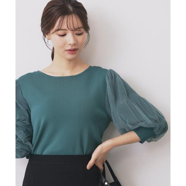 『セール実施中』ZOZO問い合わせ番号:98064810ショップ:index，インデックスブランド:index，インデックス商品名:《5色展開》マジョリカプリーツスリーブニット【洗濯機洗い可】カテゴリ:トップス>ニット/セーターブラン...