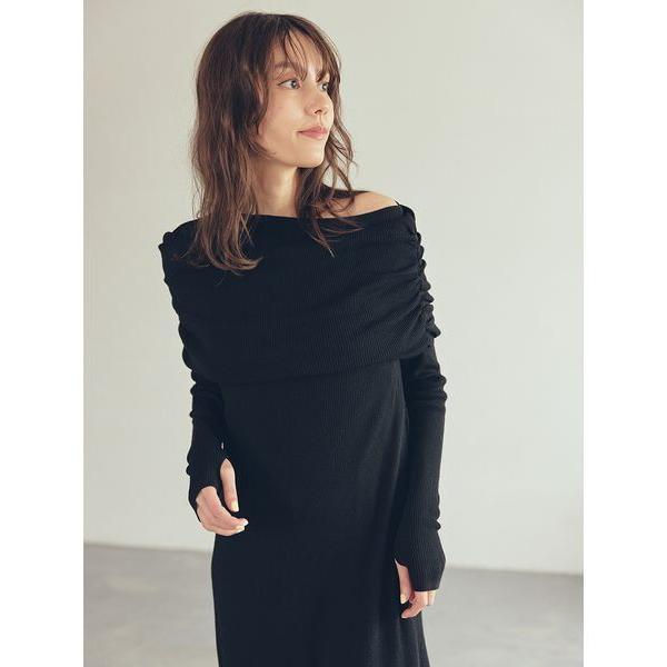 『セール実施中』ZOZO問い合わせ番号:98064933ショップ:Mila Owen，ミラ オーウェンブランド:Mila Owen，ミラオーウェン商品名:【セットアイテム】2wayスヌードオフショルリブニットワンピースカテゴリ:ワンピース/...