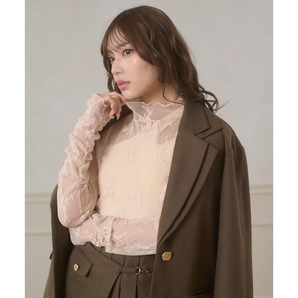 『セール実施中』ZOZO問い合わせ番号:98065458ショップ:Ambre Neige，アンブルネージュブランド:Ambre Neige，アンブルネージュ商品名:assort sheer high neck tops / アソートシアーハ...