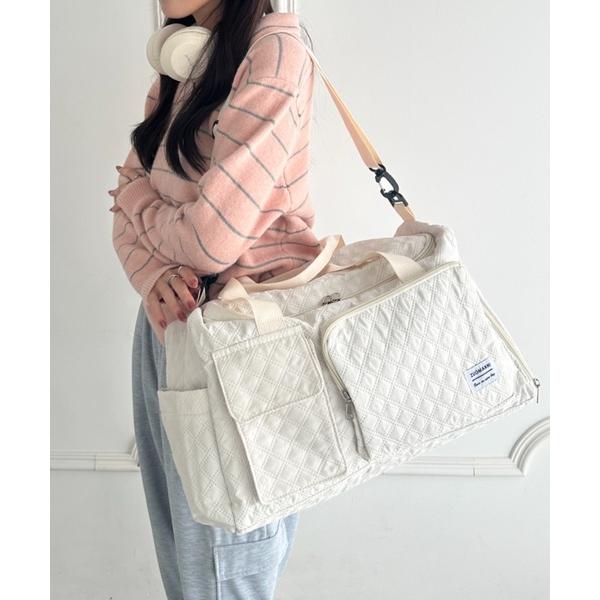 『タイムセール実施中』ZOZO問い合わせ番号:98065923ショップ:wears，ウェアーズブランド:wears，ウェアーズ商品名:キルティングボストン型トラベルバッグカテゴリ:バッグ>ボストンバッグブランド品番:WR1256032...