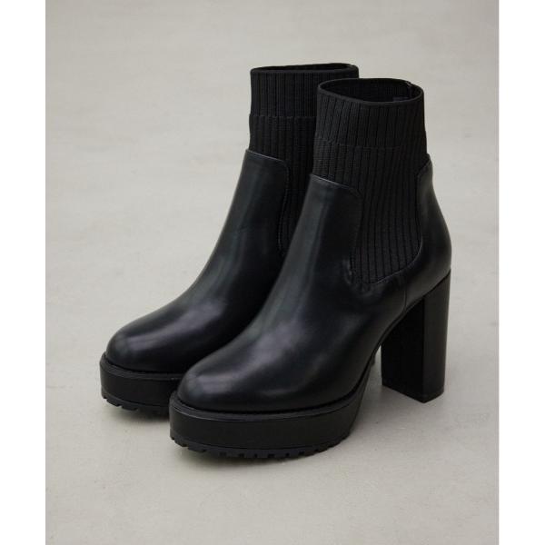 ZOZO問い合わせ番号:98067114ショップ:AZUL BY MOUSSY，アズールバイマウジーブランド:AZUL BY MOUSSY，アズールバイマウジー商品名:【WEB限定再入荷】ソックスヒールブーツカテゴリ:シューズ>ブーツ...