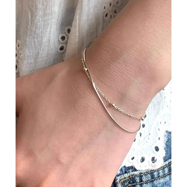 ZOZO問い合わせ番号:98067351ショップ:Mayree，メイリーブランド:almo，アルモ，Mayree，メイリー商品名:二連チェーンブレスレット(LEY)カテゴリ:アクセサリー>ブレスレットブランド品番:YW-LL65素材:...