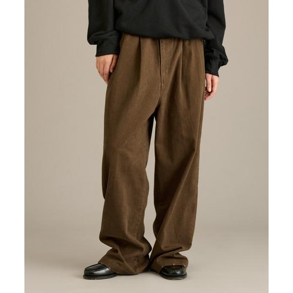 『セール実施中』ZOZO問い合わせ番号:98067436ショップ:epnok，エプノックブランド:WETTEMPT，ウィテンプト商品名:2 TUCK COTTON TWILL PANTS / ツータックコットンツイルパンツカテゴリ:パンツ&...