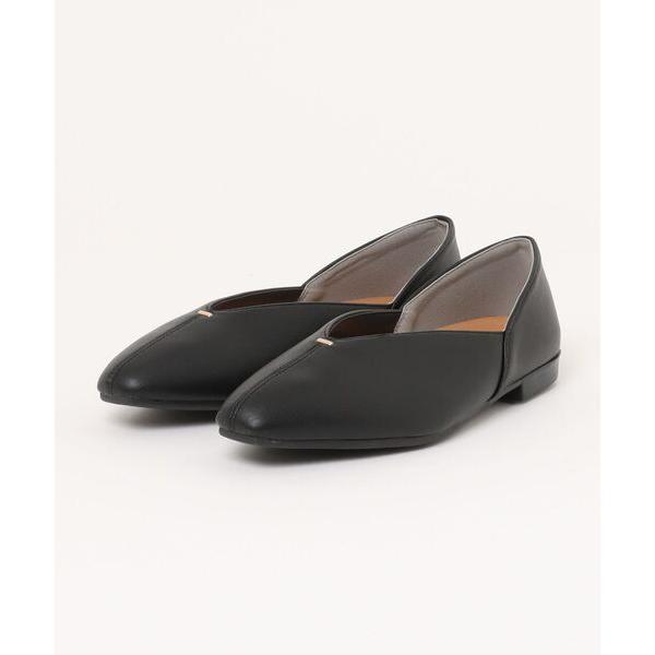 『タイムセール実施中』ZOZO問い合わせ番号:98067677ショップ:BETTY CLUB，ベティ クラブブランド:BETTY CLUB，ベティクラブ商品名:【ELLE PLANET】センターシームＶカットフラットパンプスカテゴリ:シュー...