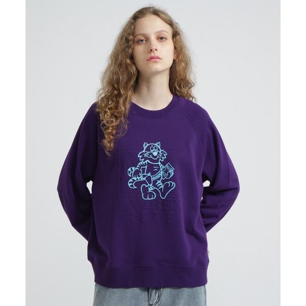 ZOZO問い合わせ番号:98068325ショップ:AVIREX WOMAN，アヴィレックス ウーマンブランド:AVIREX，アヴィレックス商品名:EMBOSS TOMCAT SWEAT/エンボストムキャットスウェットカテゴリ:トップス&gt...