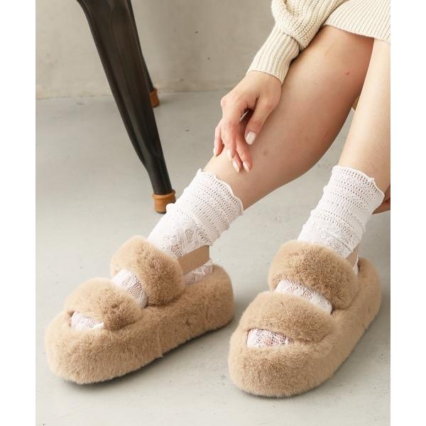 『タイムセール実施中』ZOZO問い合わせ番号:98069394ショップ:Ada.，エイダブランド:DEMETER，デメテル商品名:厚底 プラットフォーム バックバンド ファーサンダルカテゴリ:シューズ>サンダルブランド品番:dem10...