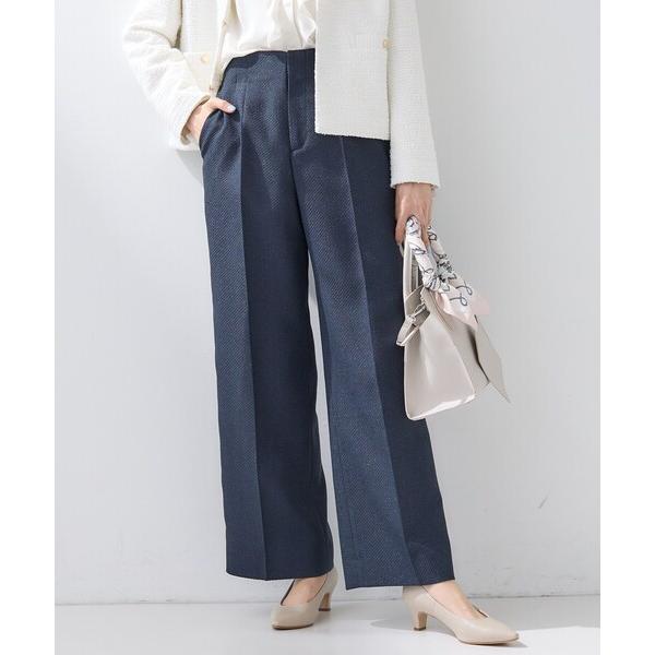 『タイムセール実施中』ZOZO問い合わせ番号:98069610ショップ:INDIVI，インディヴィブランド:INDIVI，インディヴィ商品名:【褒められパンツ/ウール調素材】ラメ混ワイドパンツカテゴリ:パンツ>その他パンツブランド品番...