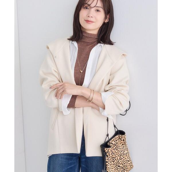 『タイムセール実施中』ZOZO問い合わせ番号:98069611ショップ:INDIVI，インディヴィブランド:INDIVI，インディヴィ商品名:【軽羽織り】フーディーライトコートカテゴリ:ジャケット/アウター>ブルゾンブランド品番:12...