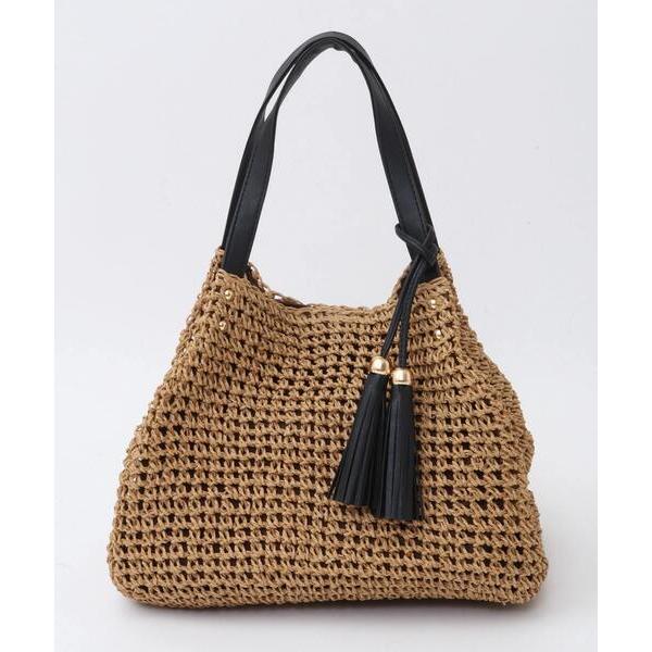 『タイムセール実施中』参考価格：4，290円発売時期：2023年07月コンディション：B（目立つ使用感なし）使用感が少ない、または気にならないアイテム底：型崩れ参考商品名：ピスコV タッセル付きペーパートートバッグ【取り扱い店舗限定】参考品...