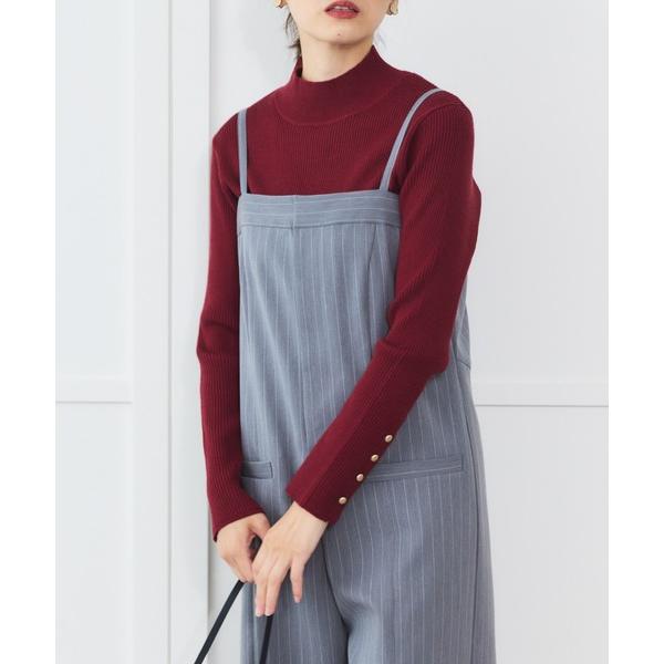 『セール実施中』ZOZO問い合わせ番号:98078759ショップ:TITE IN THE STORE，ティテインザストアブランド:Sirin，シリン商品名:【ZOZO限定】袖口ゴールドボタンボトルネックリブニットカテゴリ:トップス>ニ...