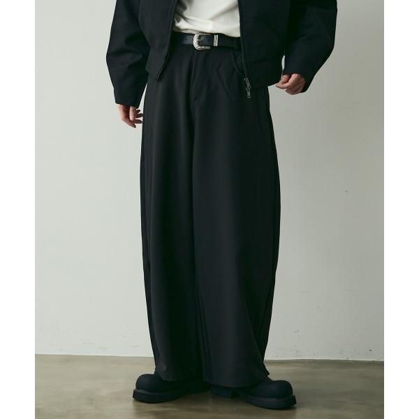 『タイムセール実施中』ZOZO問い合わせ番号:98081338ショップ:Auntie Rosa，アンティローザブランド:Shoowtime，ショウタイム商品名:No-Center-Pleat Wide Slacks / ノンセンタープレスワ...