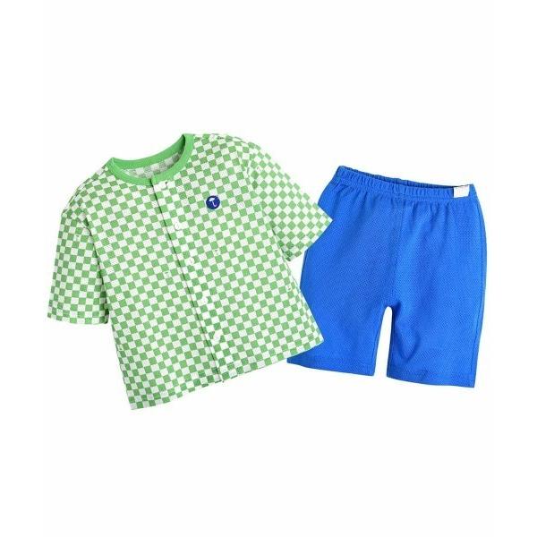 『セール実施中』ZOZO問い合わせ番号:98100563ショップ:moimoln，モイモルンブランド:moimoln，モイモルン商品名:【ルームウェア】チェックメッシュトップス＆パンツカテゴリ:ルームウェア>ルームウェア/パジャマブラ...