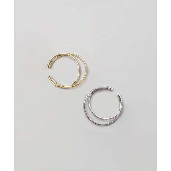 ZOZO問い合わせ番号:98100606ショップ:KU-CROISSANT，クークロワッサンブランド:ieLS，イエルズ商品名:金属アレルギー対応「ieLS」ステンレス　ダブルラインイヤーカフカテゴリ:アクセサリー>イヤーカフブランド...