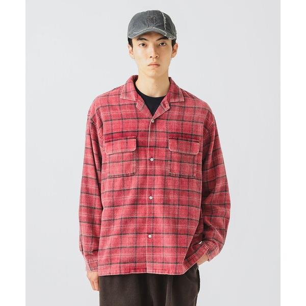 『セール実施中』ZOZO問い合わせ番号:98101166ショップ:BEAMS HEART，ビームスハートブランド:BEAMS HEART，ビームスハート商品名:フェードチェック オープンカラー ネルシャツ【ユニセックス】カテゴリ:トップス&...