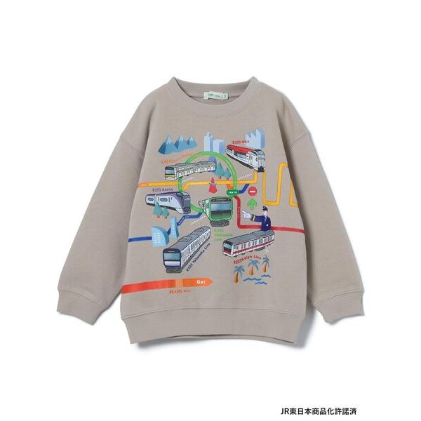 ZOZO問い合わせ番号:98101178ショップ:BEAMS HEART，ビームスハートブランド:BEAMS mini，ビームスミニ商品名:JR 在来線 スウェット プルオーバー 2025FW（90〜150cm）カテゴリ:トップス>ス...