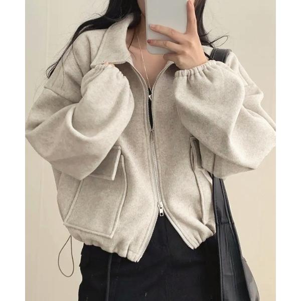 『タイムセール実施中』ZOZO問い合わせ番号:98101577ショップ:Teem Store，チームストアブランド:Mejoul，メジュール商品名:ボリュームスリーブポケット付きダブルジップジャケットカテゴリ:ジャケット/アウター>ブ...