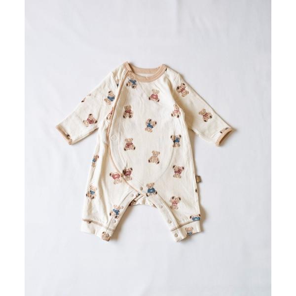 ※このアイテムは返品・交換対象外商品です。ZOZO問い合わせ番号:98101657ショップ:Si・Shu・Non，シ・シュ・ノンブランド:mocmof，モクモフ，Si・Shu・Non，シシュノン商品名:テディベア柄 かんたんロンパースカテゴ...