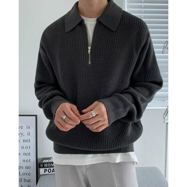 『タイムセール実施中』ZOZO問い合わせ番号:98103244ショップ:Sense Market，センスマーケットブランド:Otte，オッテ商品名:ハーフジップセーターカテゴリ:トップス>ニット/セーターブランド品番:Ot20093原...