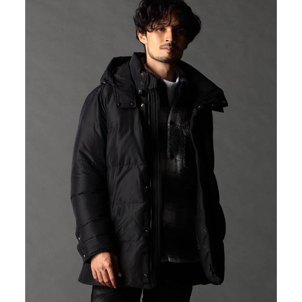 ZOZO問い合わせ番号:98103357ショップ:NICOLE，ニコルブランド:NICOLE CLUB FOR MEN，ニコルクラブフォーメン商品名:ストレッチシャンブレー ダウンブルゾンカテゴリ:ジャケット/アウター>ダウンジャケッ...