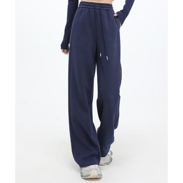『タイムセール実施中』ZOZO問い合わせ番号:98103422ショップ:SEU，エスイーユーブランド:HANDO，ハンド，SAISON DE PAPILLON，セゾンドパピヨン商品名:ワイドスウェットパンツ リボン ウエストゴム ハイウエス...