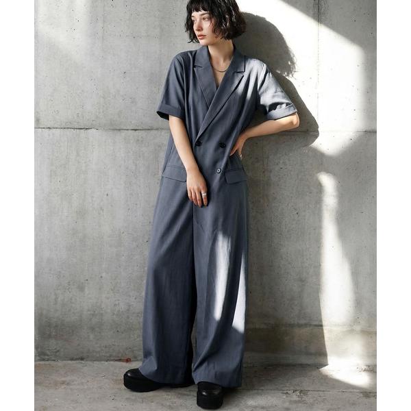 ZOZO問い合わせ番号:98104253ショップ:antiqua，アンティカブランド:antiqua，アンティカ商品名:ダブルボタン オールインワンカテゴリ:オールインワン・サロペット>つなぎ/オールインワンブランド品番:KYO-40...