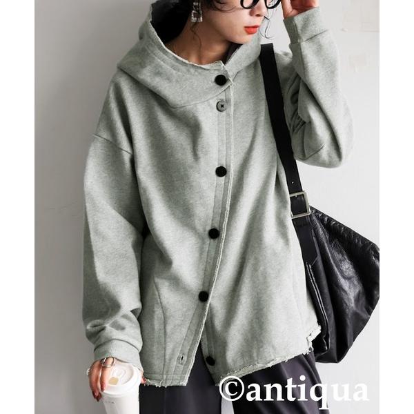 『タイムセール実施中』ZOZO問い合わせ番号:98104465ショップ:antiqua，アンティカブランド:antiqua，アンティカ商品名:裏毛 デザインフーディーカテゴリ:トップス>パーカーブランド品番:PN-00586素材:本体...