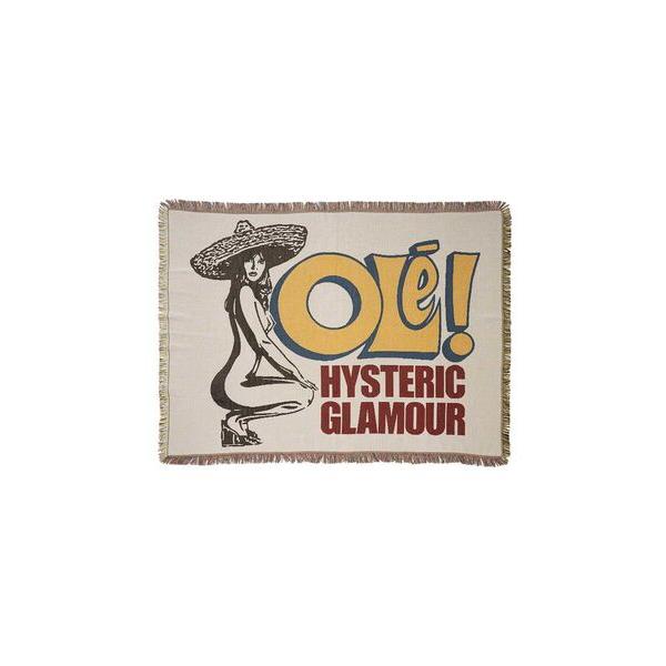 ZOZO問い合わせ番号:98104614ショップ:HYSTERIC GLAMOUR，ヒステリックグラマーブランド:HYSTERIC GLAMOUR，ヒステリックグラマー商品名:OLE! スローケットカテゴリ:インテリア>ブランケットブ...