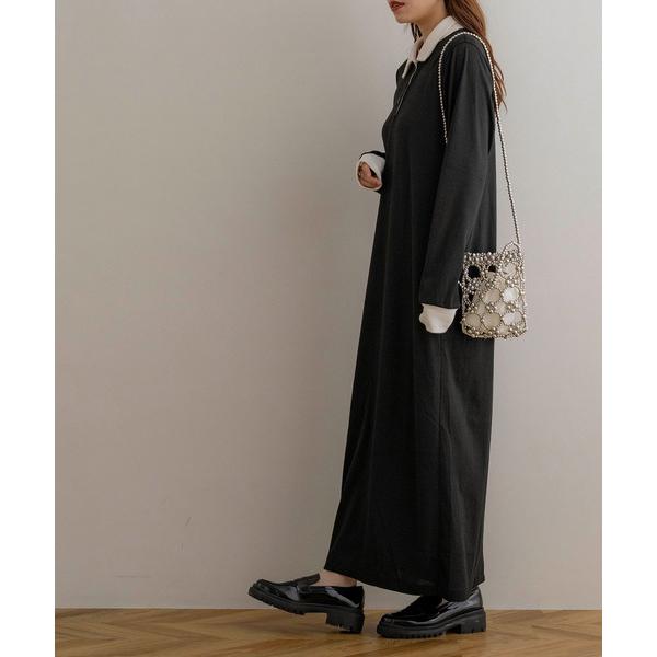 『タイムセール実施中』ZOZO問い合わせ番号:98104809ショップ:Chaco closet，チャコクローゼットブランド:NOAHL，ノアル商品名:「NOAHL」配色ポロシャツワンピースカテゴリ:ワンピース/ドレス>ワンピースブラ...