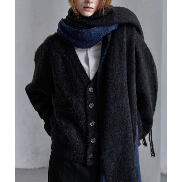 ZOZO問い合わせ番号:98104893ショップ:EMMA CLOTHES，エマ クローズブランド:CLEL，クレイル商品名:【CLEL】Alpaca Blend Reversible Shaggy Large Scarf / アルパカブレ...