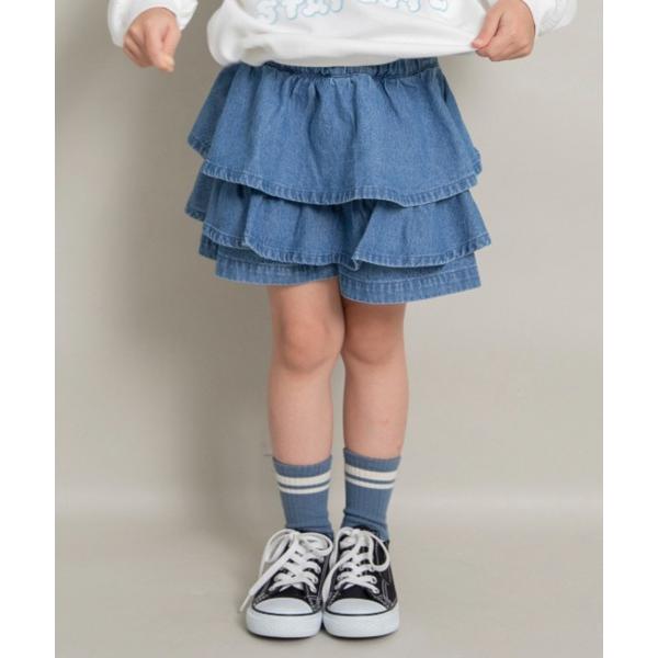 『タイムセール実施中』ZOZO問い合わせ番号:98135374ショップ:branshes，ブランシェスブランド:DRC branshes，ディーアールシーブランシェス，branshes，ブランシェス商品名:【WEB限定/DRC】デニムフリル...