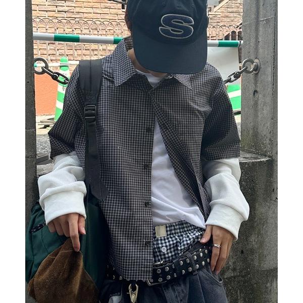 『セール実施中』ZOZO問い合わせ番号:98136174ショップ:kutir，クティールブランド:kutir，クティール商品名:ASSORTED THERMAL LAYERED CHECK SHIRT／アソートサーマルレイヤードチェックシャ...