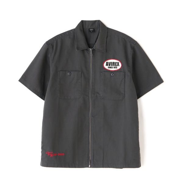 参考価格：10，780円発売時期：2023年05月コンディション：B（目立つ使用感なし）使用感が少ない、または気にならないアイテム全体的：汚れ、色あせ、毛玉参考商品名：《WEB＆DEPOT限定》SHORT SLEEVE ZIP UP WOR...