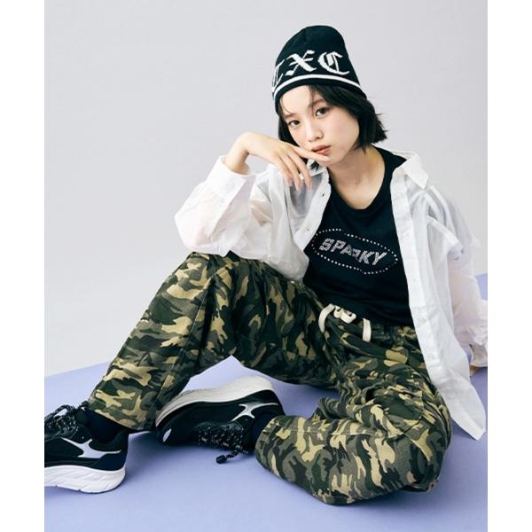 『セール実施中』ZOZO問い合わせ番号:98167218ショップ:NARUMIYA ONLINE，ナルミヤ オンラインブランド:LOVETOXIC，ラブトキシック商品名:【LTXC】カモフラ柄カーゴパンツカテゴリ:パンツ>その他パンツ...