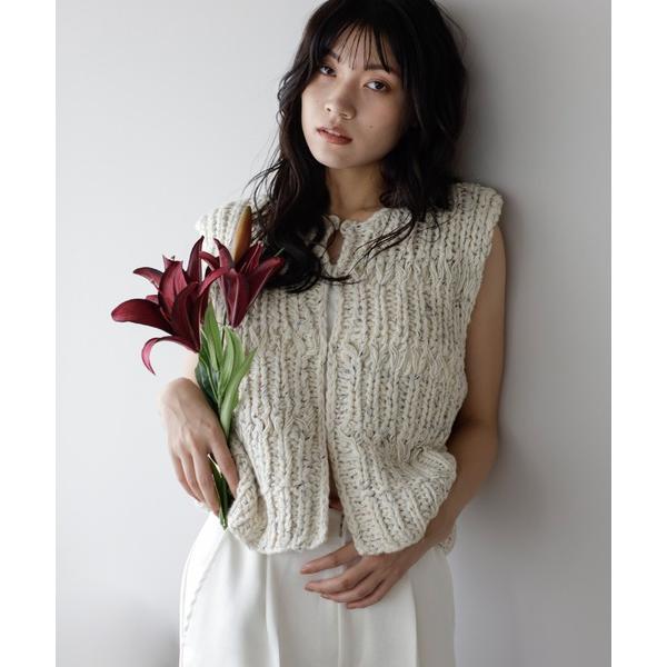 『タイムセール実施中』ZOZO問い合わせ番号:98197834ショップ:Bonjour Sagan，ボンジュールサガンブランド:ENC，エンク，Bonjour Sagan，ボンジュールサガン商品名:mixed yarn hand knit ...