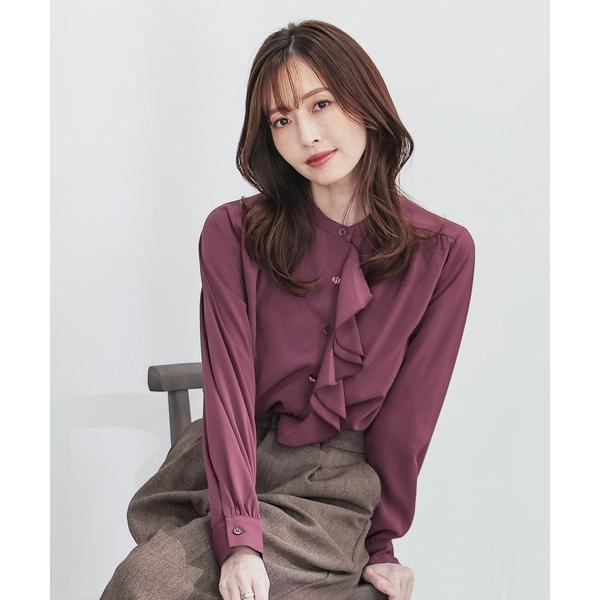 ZOZO問い合わせ番号:98197851ショップ:Honeys，ハニーズブランド:GLACIER lusso，グラシアルッソ商品名:ラッフルフリルブラウスカテゴリ:トップス>シャツ/ブラウスブランド品番:773-61-0073素材:表...