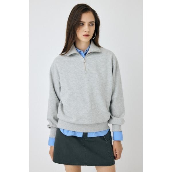 『セール実施中』ZOZO問い合わせ番号:98198389ショップ:MOUSSY，マウジーブランド:MOUSSY，マウジー商品名:FADE HALF ZIP TOPカテゴリ:トップス>スウェットブランド品番:010IA490-2201素...