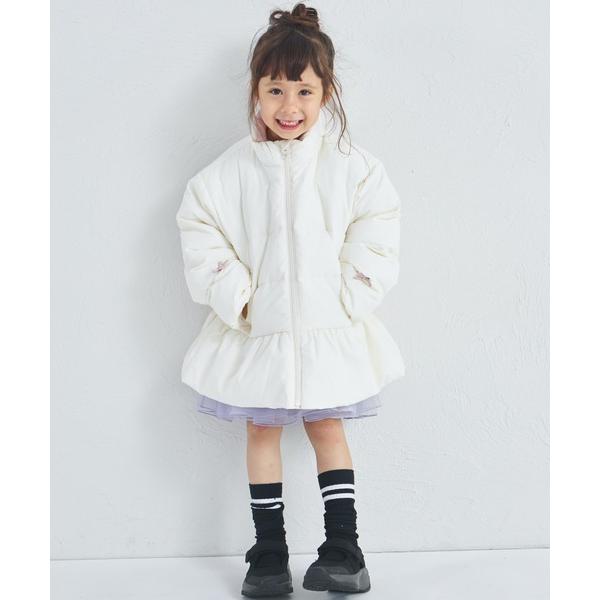 『タイムセール実施中』ZOZO問い合わせ番号:98198684ショップ:pairmanon，ペアマノンブランド:pairmanon，ペアマノン，coucou manon，ククゥ マノン商品名:【エアサーマル】ガールズ  中わた ペプラム ジ...