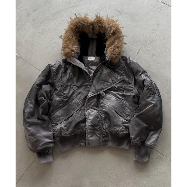 ZOZO問い合わせ番号:98199537ショップ:FTW，エフティーダブリューブランド:ANDER HUNK，アンダーハンク商品名:Faded N2B Flight Jacket / フェードN2Bフライトジャケットカテゴリ:ジャケット/ア...