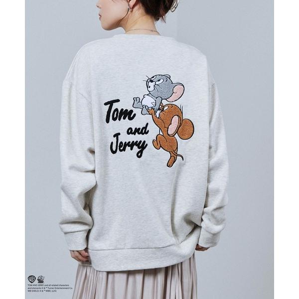 ZOZO問い合わせ番号:98199754ショップ:Mac-House，マックハウスブランド:TOM&amp;JERRY，トムアンドジェリー，Mac-House，マックハウス商品名:TOM＆JERRY サガラ刺繍トレーナーカテゴリ:トップス&...