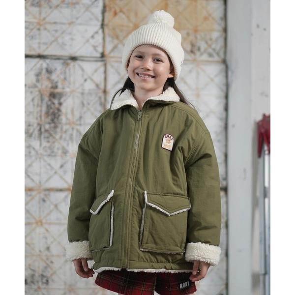 『セール実施中』ZOZO問い合わせ番号:98200074ショップ:ムラサキスポーツ，ムラサキスポーツブランド:ROXY，ロキシー，ムラサキスポーツ，ムラサキスポーツ商品名:ROXY/ロキシー アウター キッズ リバーシブル ナイロン ボア ...