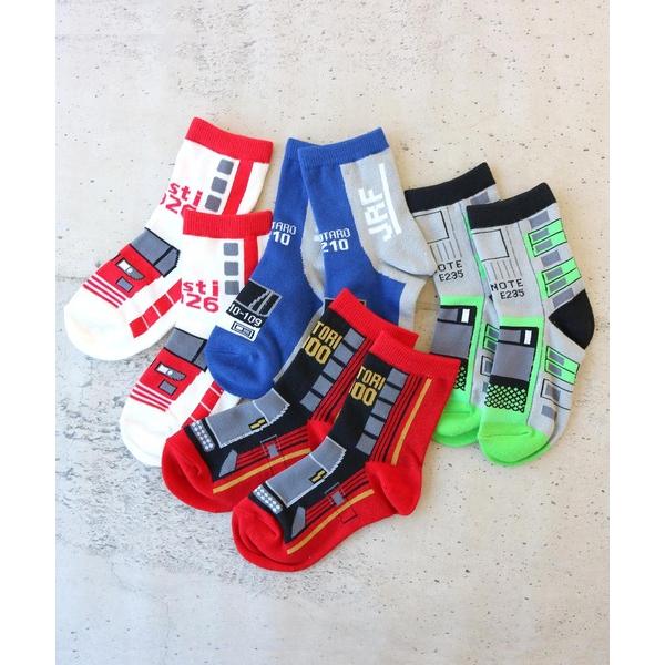 ※このアイテムは返品・交換対象外商品です。ZOZO問い合わせ番号:98200423ショップ:Bonjour Sagan，ボンジュールサガンブランド:box408，ボックスヨンマルハチ商品名:【4足セット】キッズ 靴下 鉄道 電車 ソックスカ...