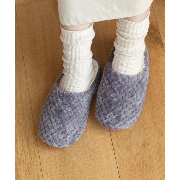 ZOZO問い合わせ番号:98200542ショップ:welleg from outletshoes，ウェレッグフロムアウトレットシューズブランド:welleg，ウェレッグ，menue，メヌエ商品名:もこもこ 暖かい 冬用 スリッパ ルームシュ...