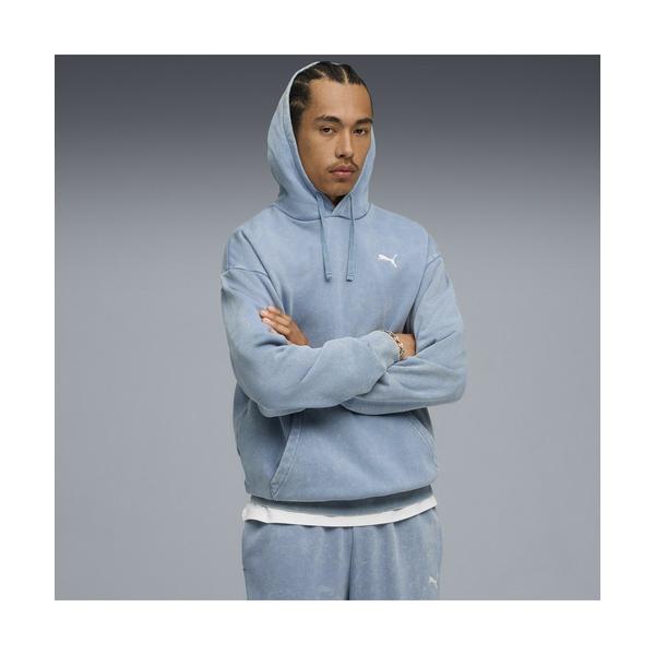 『タイムセール実施中』ZOZO問い合わせ番号:98200695ショップ:PUMA STORE ZOZO，プーマストアゾゾブランド:PUMA，プーマ商品名:PUMA プーマ メンズ ESS ELEVATED リラックスド ウォッシュ フーディ...