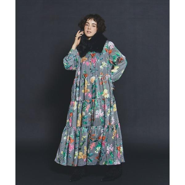 ZOZO問い合わせ番号:98201120ショップ:Auntie Rosa，アンティローザブランド:manana suerte，マニャーナスエルテ，HOTEL VIVA la HOLIDAY，ホテルビバラホリデー商品名:フラワーストライプティ...