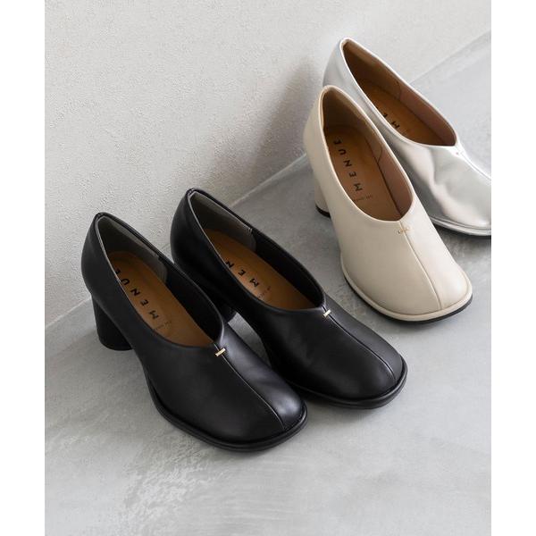 ZOZO問い合わせ番号:98232145ショップ:welleg from outletshoes，ウェレッグフロムアウトレットシューズブランド:menue，メヌエ，welleg，ウェレッグ商品名:オブリークトゥ ミドルヒール パンプスカテゴ...