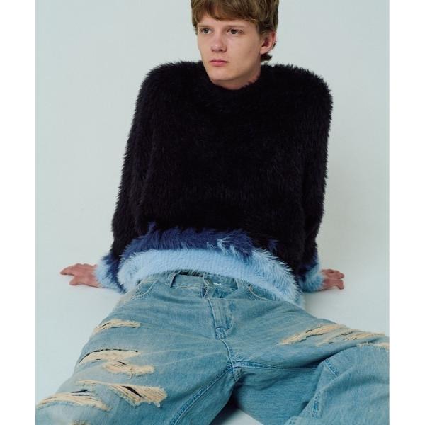 ZOZO問い合わせ番号:98232278ショップ:MASSIVE STORE，マッシブストアブランド:ADAM PATEK，アダムパテック商品名:【ADAMPATEK/アダムパテック】distorted chevron pattern cr...