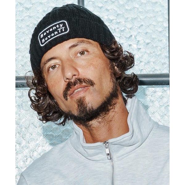 ZOZO問い合わせ番号:98232437ショップ:CMB by CAMBIO，シーエムビー バイ カンビオブランド:seventy seven，セブンティセブン商品名:mko13167-cable knit cap(logo patch) ...