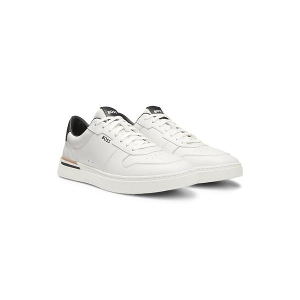 『セール実施中』ZOZO問い合わせ番号:98232983ショップ:HUGO BOSS，ヒューゴボスブランド:BOSS，ボス，HUGO BOSS，ヒューゴボス商品名:レザースニーカー ロゴディテールカテゴリ:シューズ>スニーカーブランド...